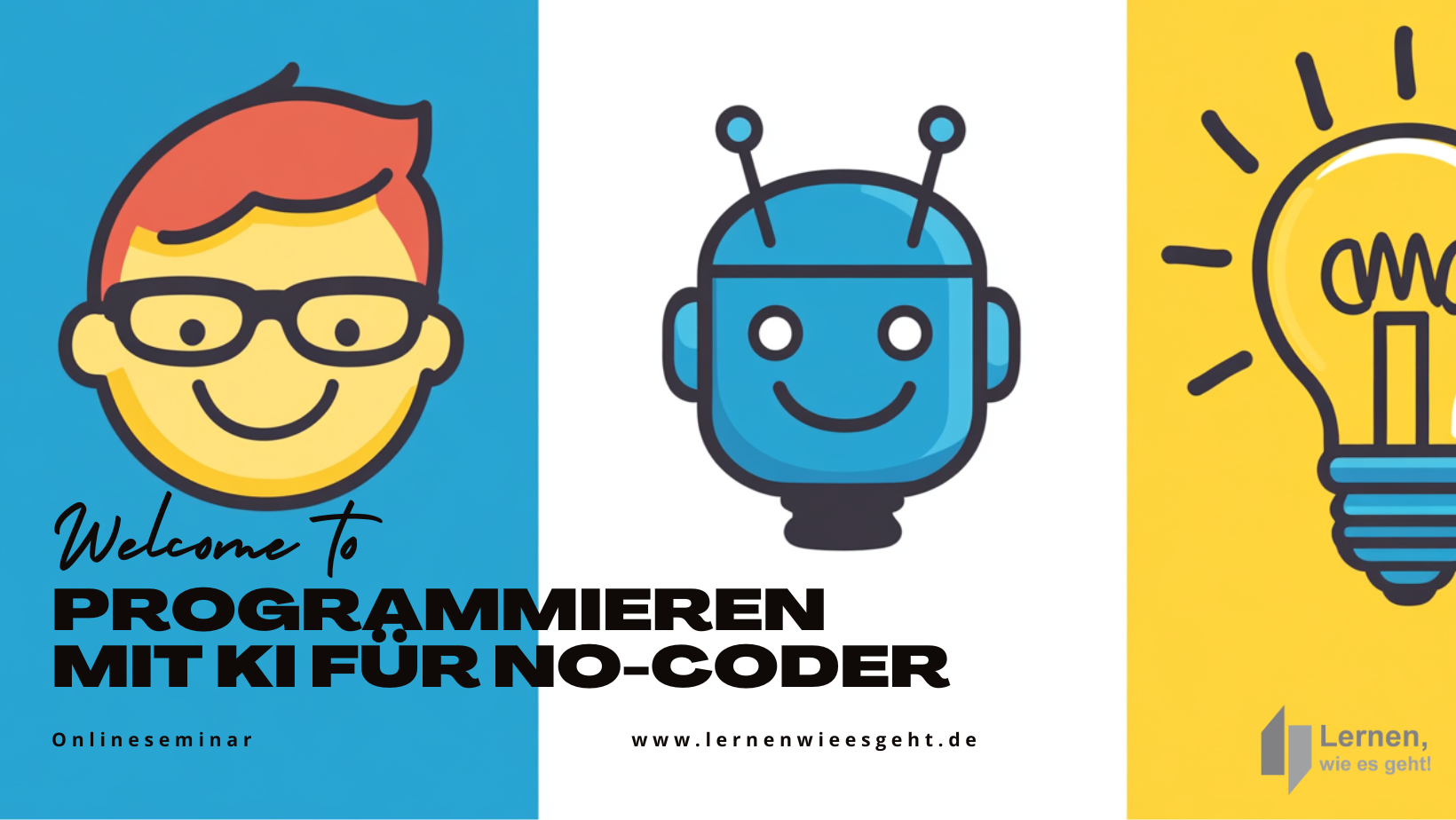 No-Code Programmieren mit KI - Online-Seminar - Lernen, wie es geht!